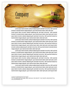 Life On The Farm Letterhead Template, Layout for Microsoft Word, Adobe ...