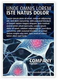 Neurons Flyer Template, Background in Microsoft Word, Publisher and ...