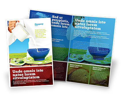 Milk Brochure Templates, Design and Layouts | PoweredTemplate.com