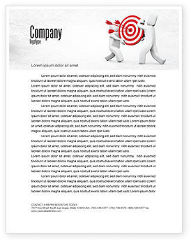 Target Point Letterhead Template, Layout for Microsoft Word, Adobe ...