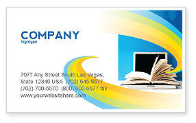 eLearning Business Card Template, Layout. Download eLearning Business ...