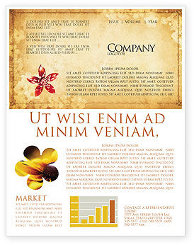Flower Newsletter Templates in Microsoft Word, Adobe Illustrator and ...