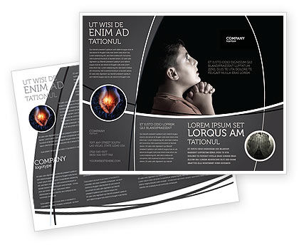 Prayer Brochure Template Design and Layout, Download Now, 04902 ...