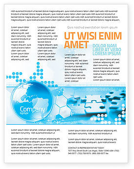 World Integrity Flyer Template, Background in Microsoft Word, Publisher ...