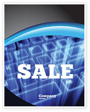 Virtual Keyboard Sale Poster Template in Microsoft Word, Publisher and ...