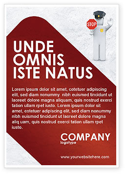 Traffic Police Brochure Template Design and Layout, Download Now, 05026 ...