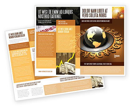 Global Currency Brochure Template Design and Layout, Download Now ...