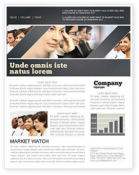 Call Center Newsletter Templates in Microsoft Word, Adobe Illustrator ...
