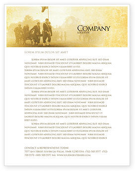 American Civil War Letterhead Template, Layout for Microsoft Word ...