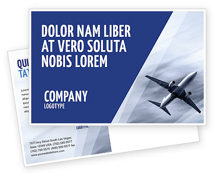 8 Postais linhas de ar Grátis | PoweredTemplate.com