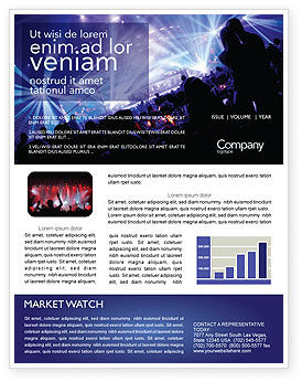 Music Show Newsletter Template for Microsoft Word & Adobe InDesign ...