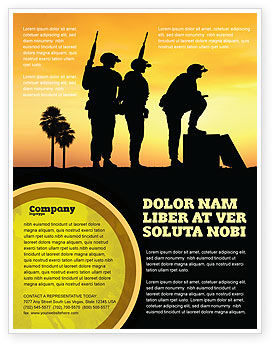 Spec Ops Flyer Template, Background in Microsoft Word, Publisher and ...