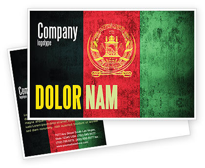Afghanistan Postcard Template in Microsoft Word, Adobe InDesign, 05152 ...