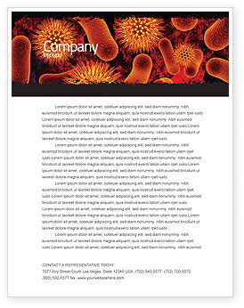 Microbiology Material Letterhead Template, Layout for Microsoft Word ...