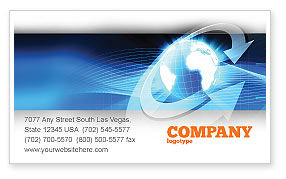 Global Interactive Business Card Template, Layout. Download Global ...