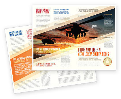 Attack Helicopter Brochure Template Design and Layout, Download Now ...