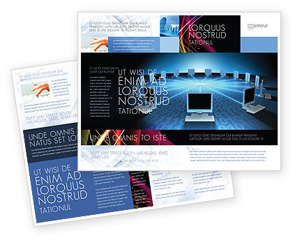 Networking Brochure Templates, Design and Layouts | PoweredTemplate.com