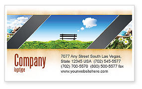 Bench Business Card Template, Layout. Download Bench Business Card ...
