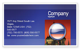 Russia Business Card Templates in Microsoft Word & Publisher, Adobe ...