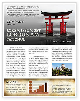 Ancient Temple Newsletter Templates in Microsoft Word, Adobe ...