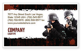 SWAT Business Card Template, Layout. Download SWAT Business Card ...