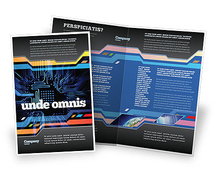 Computer Scheme Brochure Template Design and Layout, Download Now ...