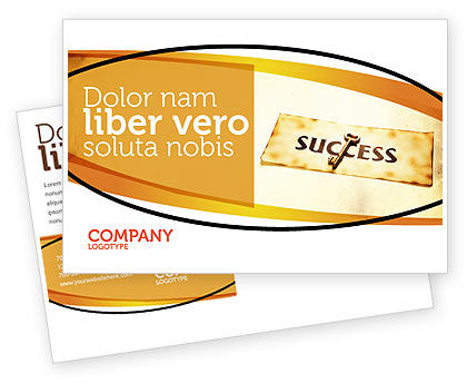 Key to Success Postcard Template in Microsoft Word, Adobe InDesign ...