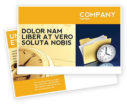 Document Workflow Postcard Template in Microsoft Word, Adobe InDesign ...