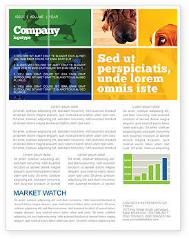 Dog Newsletter Templates in Microsoft Word, Adobe Illustrator and other ...