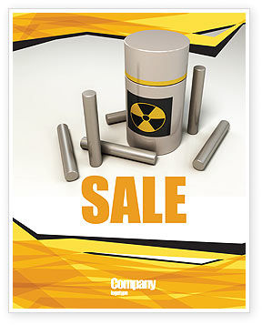 Nuclear Fuel Sale Poster Template in Microsoft Word, Publisher and ...