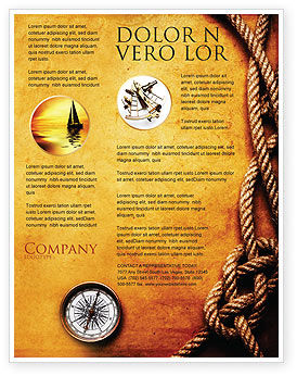 Nautical Flyer Templates Design - Flyer Templates for Microsoft Word ...