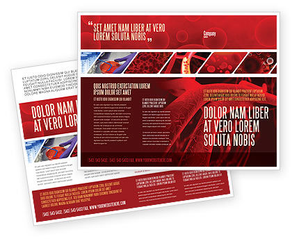 Cardiovascular Brochure Templates, Design and Layouts | PoweredTemplate.com