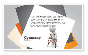 Cripple Person Business Card Template, Layout. Download Cripple Person ...