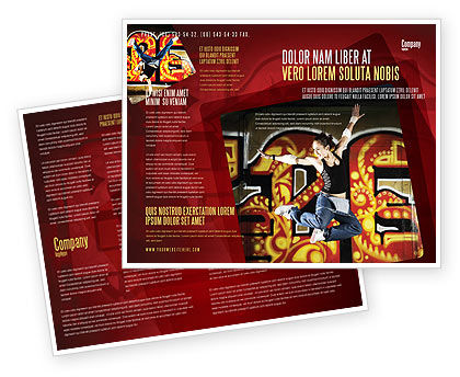 Pop Brochure Templates, Design and Layouts | PoweredTemplate.com