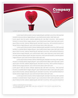 Heart Letterhead Templates in Microsoft Word, Adobe Illustrator and ...