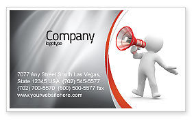 Speaker Business Card Templates in Microsoft Word & Publisher, Adobe ...