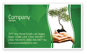 Plant Growth Business Card Templates in Microsoft Word & Publisher ...