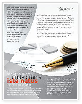 Budgeting Flyer Template, Background in Microsoft Word, Publisher and ...