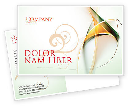 Lines Postcard Template in Microsoft Word, Adobe InDesign, 06206 ...