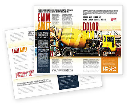 20 Modelos de folheto concreto Grátis | PoweredTemplate.com