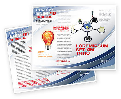 Nuclear Energy Brochure Templates, Design and Layouts | PoweredTemplate.com