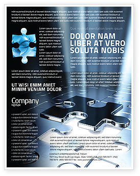 Puzzle Flyer Templates Design - Flyer Templates for Microsoft Word ...