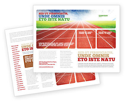 Race Track Brochure Template Design and Layout, Download Now, 06677 ...