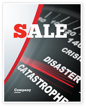 Plantilla de póster - velocímetro de catástrofe en Microsoft Word ...