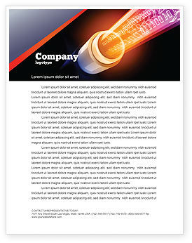 Internet Connection Services Letterhead Template, Layout for Microsoft ...