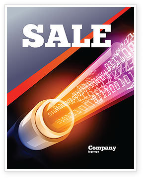 Internet Connection Services Sale Poster Template in Microsoft Word ...