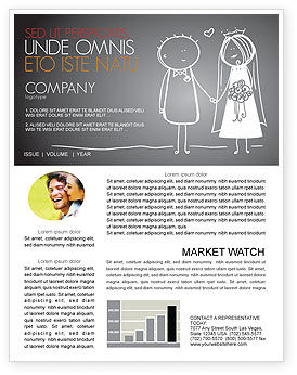 Married Couple Newsletter Template for Microsoft Word & Adobe InDesign ...