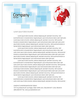 World Map Theme Letterhead Templates in Microsoft Word, Adobe ...