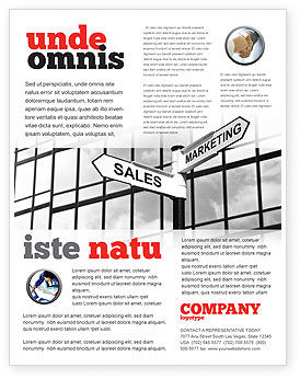 10 Free Marketing Plan Flyers | PoweredTemplate.com