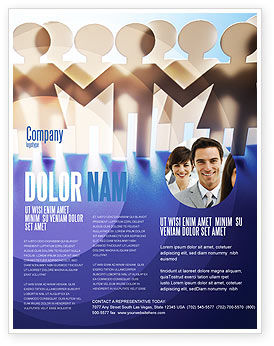 Peoples Unity Flyer Template, Background in Microsoft Word, Publisher ...